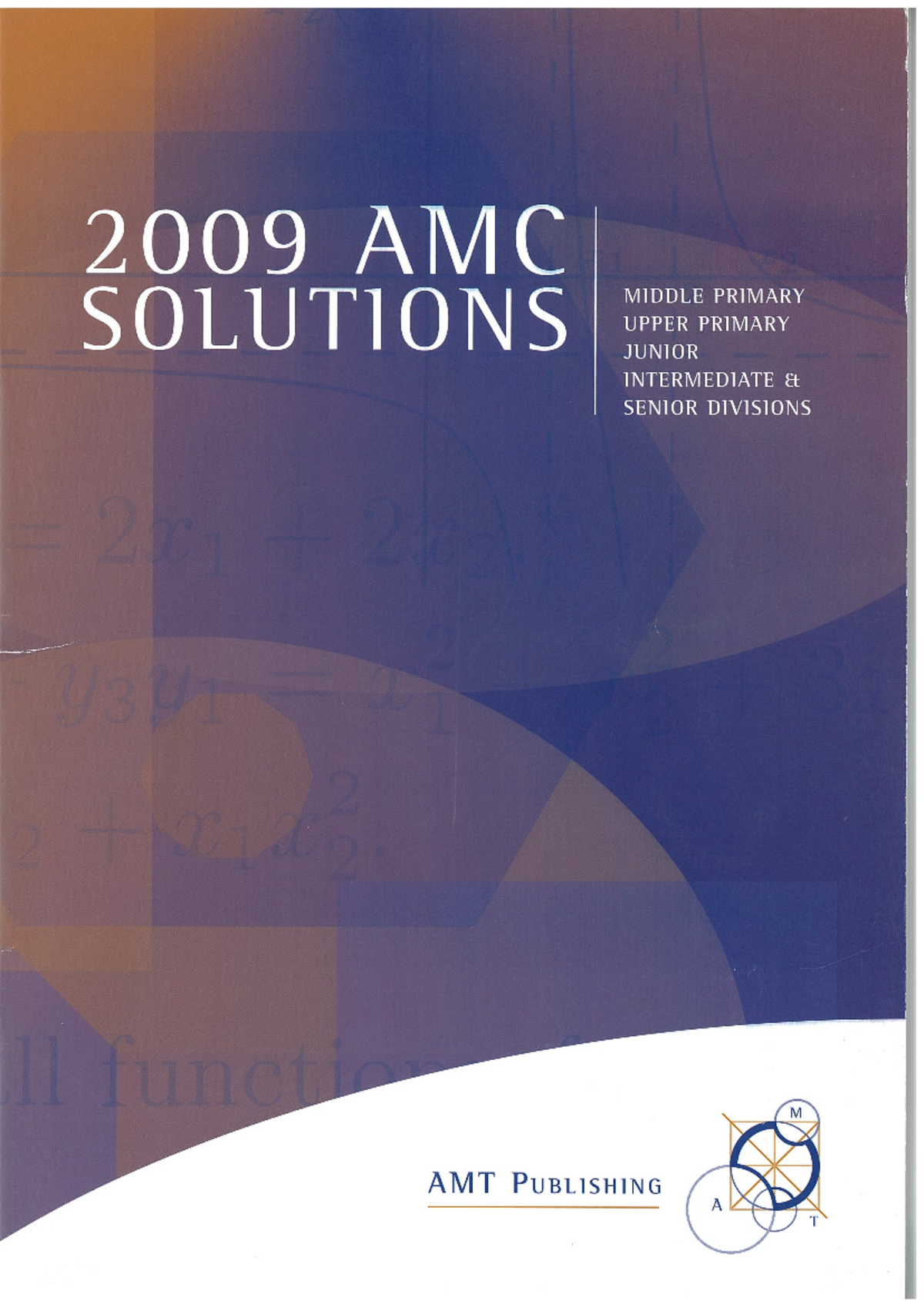 2009 AMC Solutions: Junior, Intermediate & Senior Divisions - Studocu