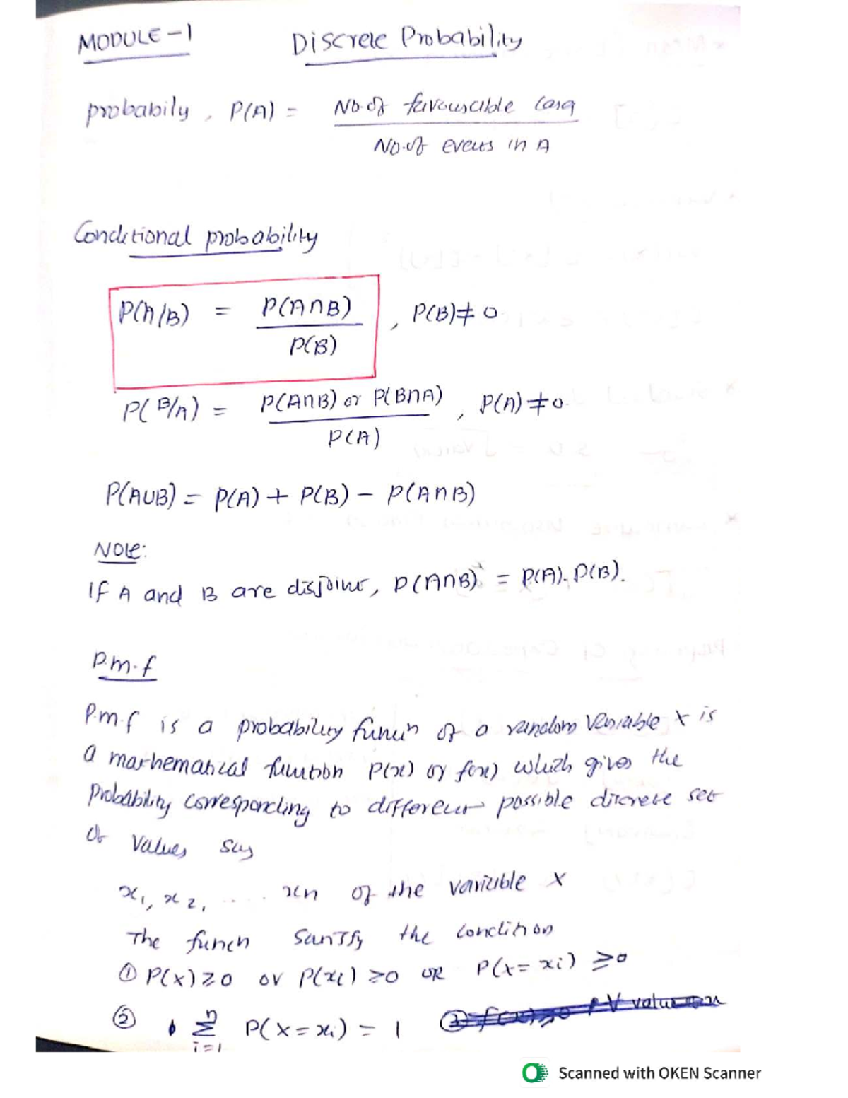 Maths Formulas: Probability, Random Processes & Numerical Methods Notes ...