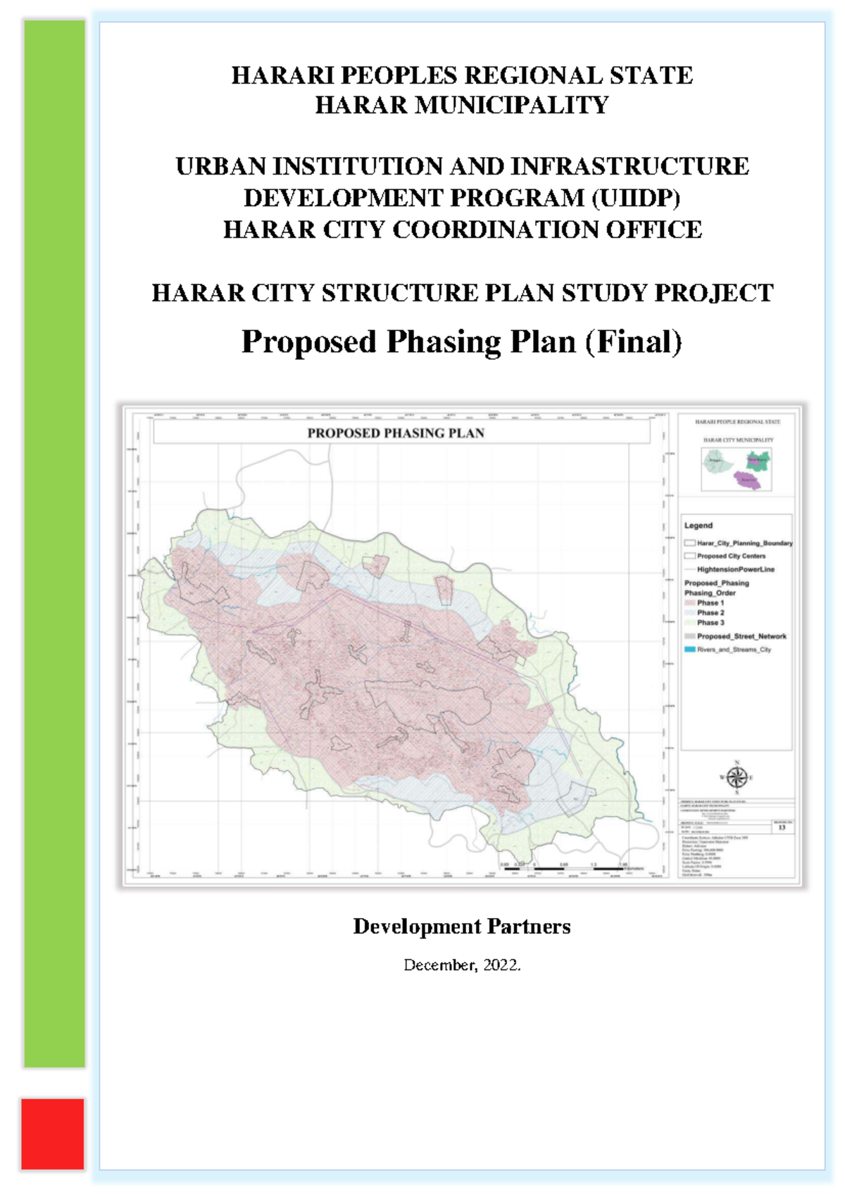 Proposed Phasing Plan for Harar City Structure Plan Study Project ...