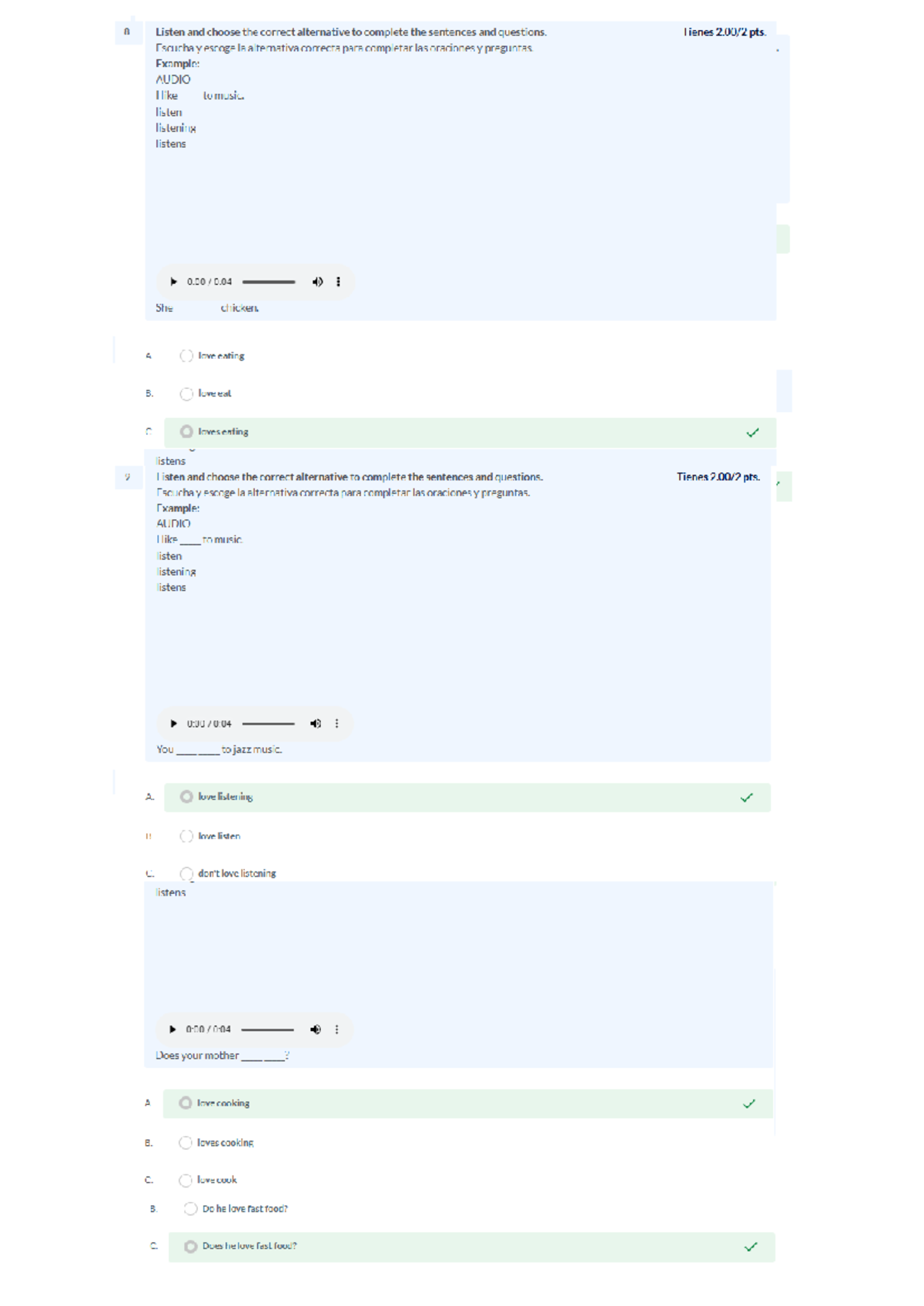 Week 15 Practice: Preference Verbs + Gerunds Exercise - Studocu