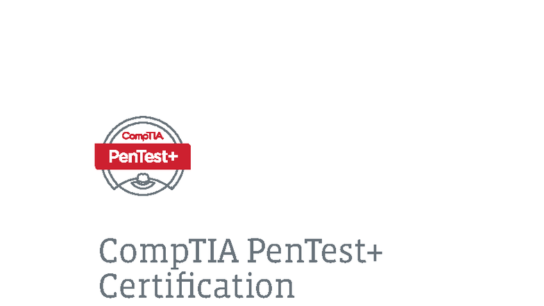 CompTIA PenTest+ (PT0-002) Exam Objectives and Study Guide - Studocu