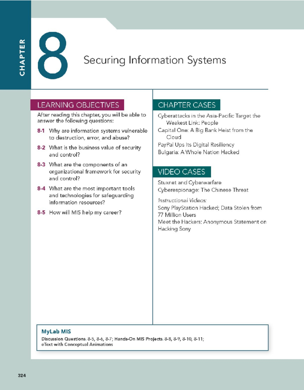 Chapter 8 Securing Information Systems Malware And Cyber Threats In