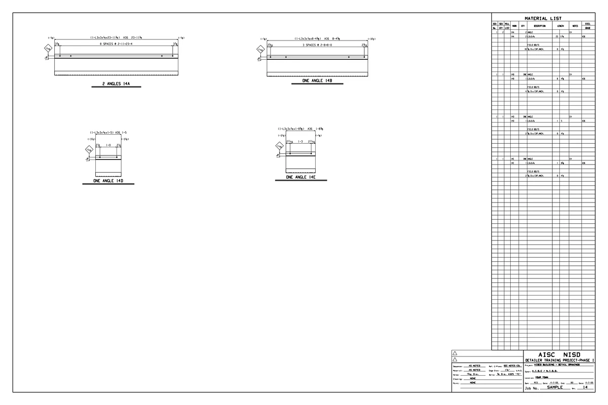 27 - Material List for Vertical Bars Fabrication Drawing - Studocu