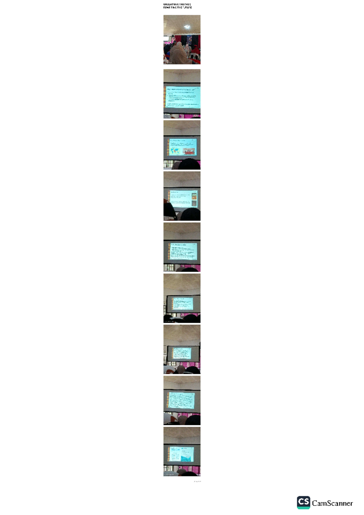 Seminar On Decolonizing History Unlearning The Past Rewriting The