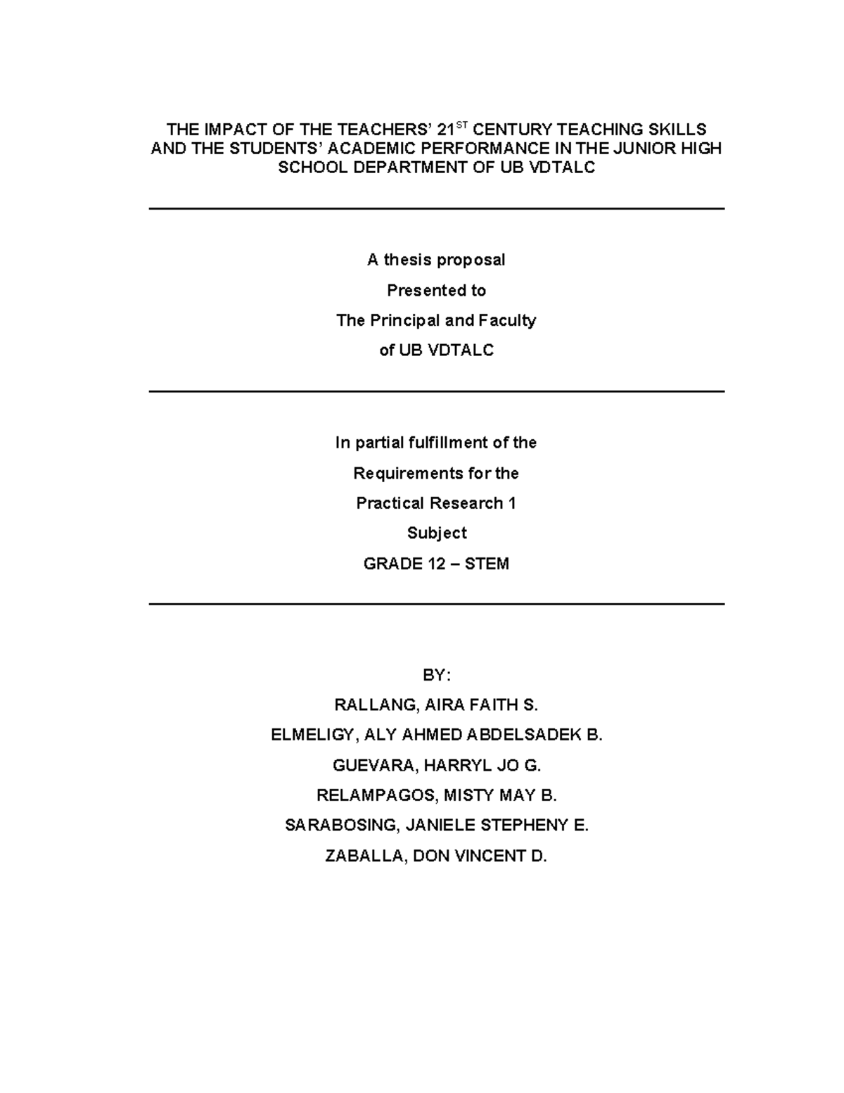 Chapter-1 - 21st century learning skills - THE IMPACT OF THE TEACHERS ...
