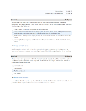 IT-313 Module 2 Activity - 2-2 Activity: Identifying Threats and ...