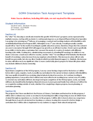 D631 Task 2 (STUD) - Passed. No revisions needed - Applies ...