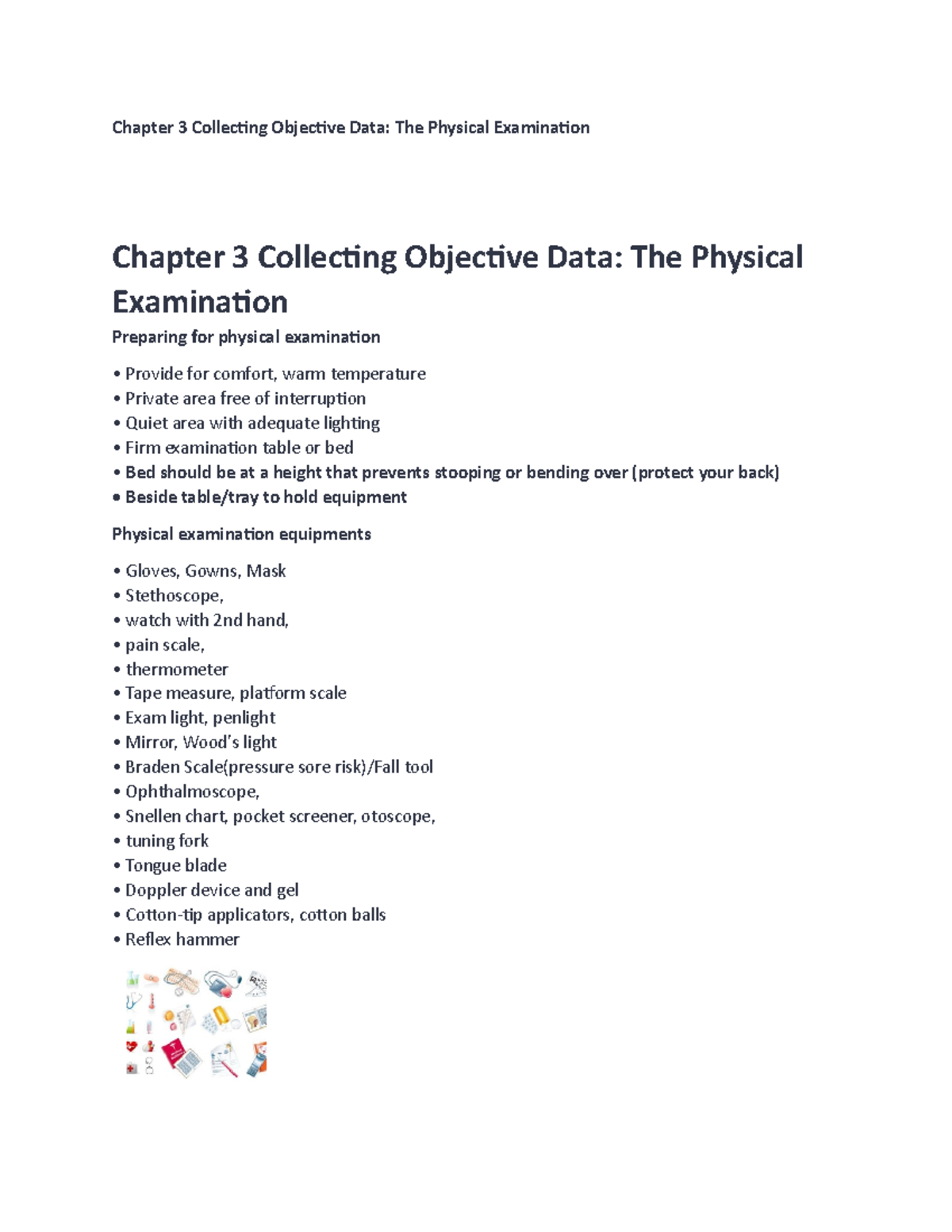 Chapter 3 Collecting Objective Data The Physical Examination - Chapter ...