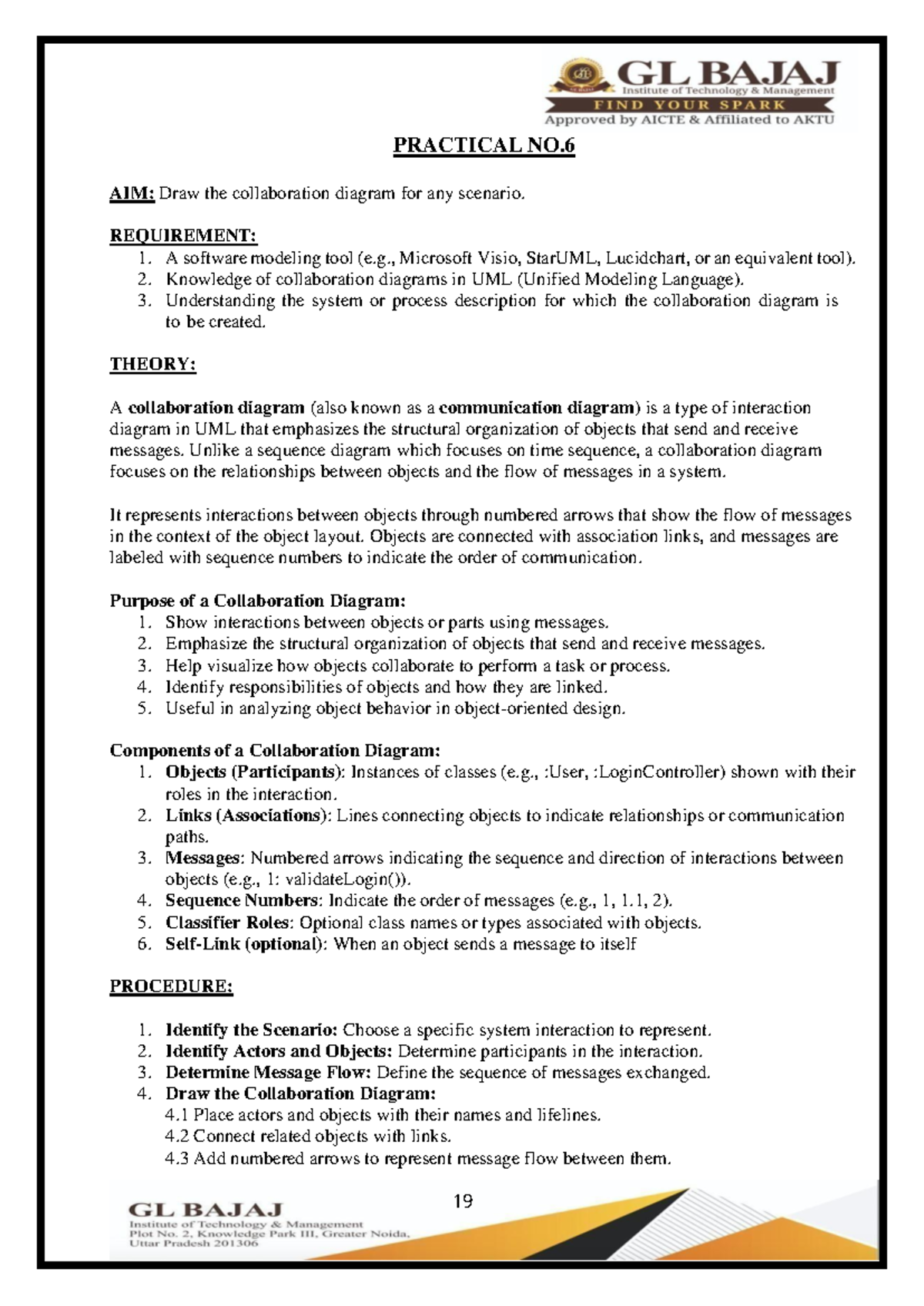 SE 6-11-numbered - Software engineering lab file 6rh sem - PRACTICAL NO ...