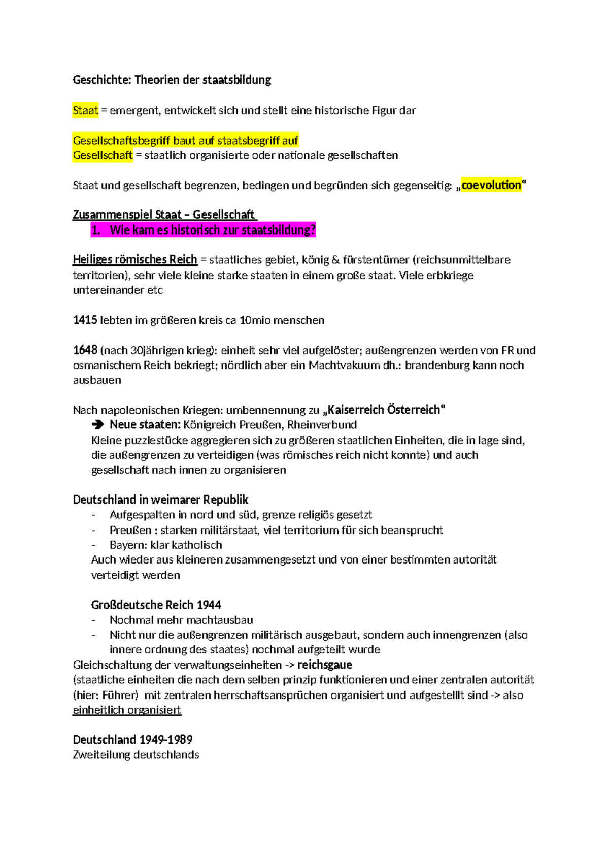 Theorien der Staatsbildung: Einblicke in die Geschichte und Entwicklung ...