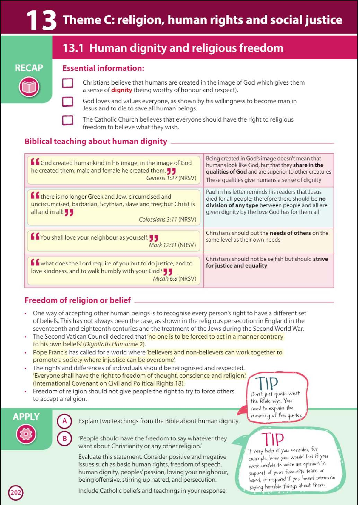 13.1 Religion, human rights, and social justice: A Catholic perspective ...