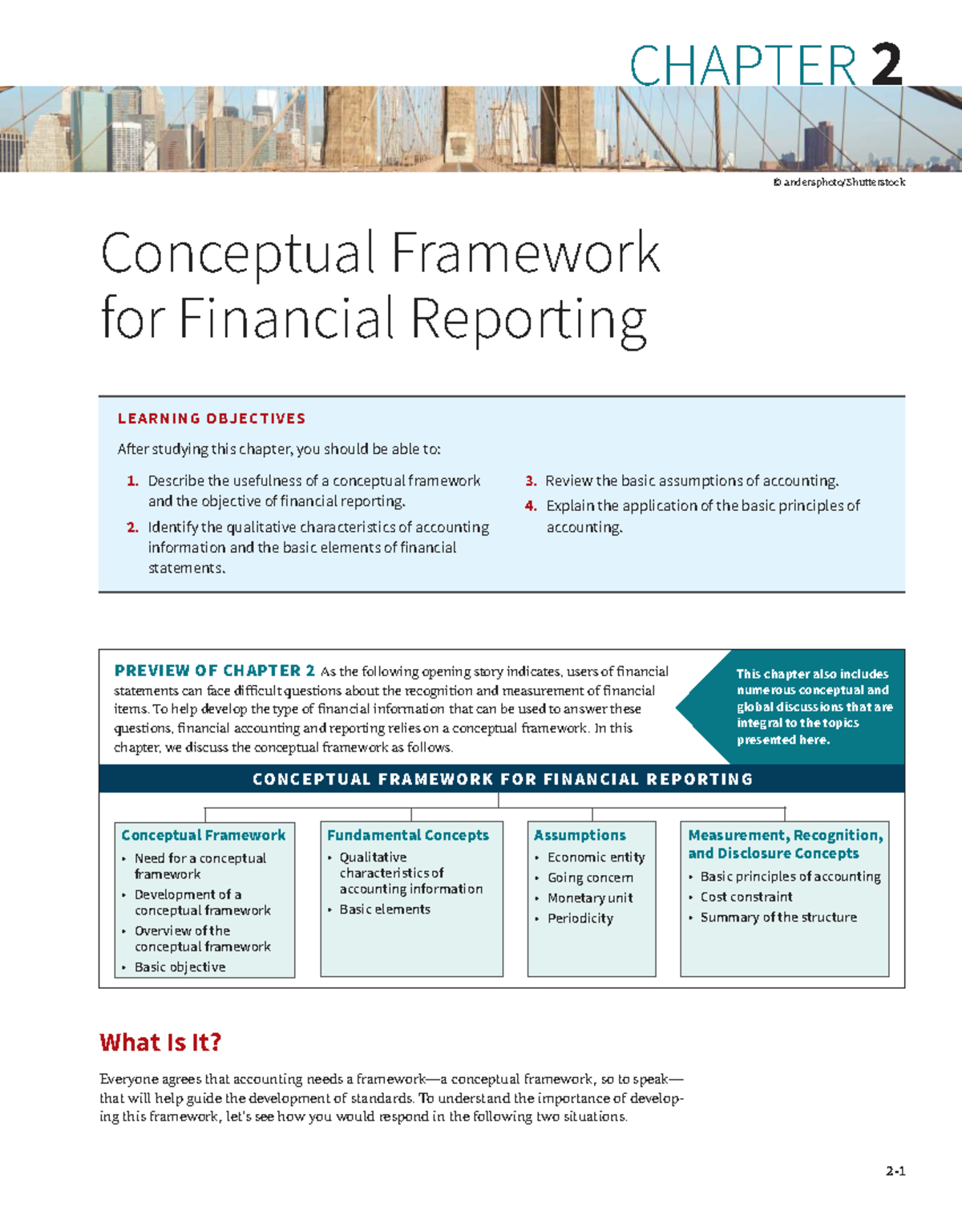 ACCT202 CHAPTER 2: Conceptual Framework for Financial Reporting - Studocu