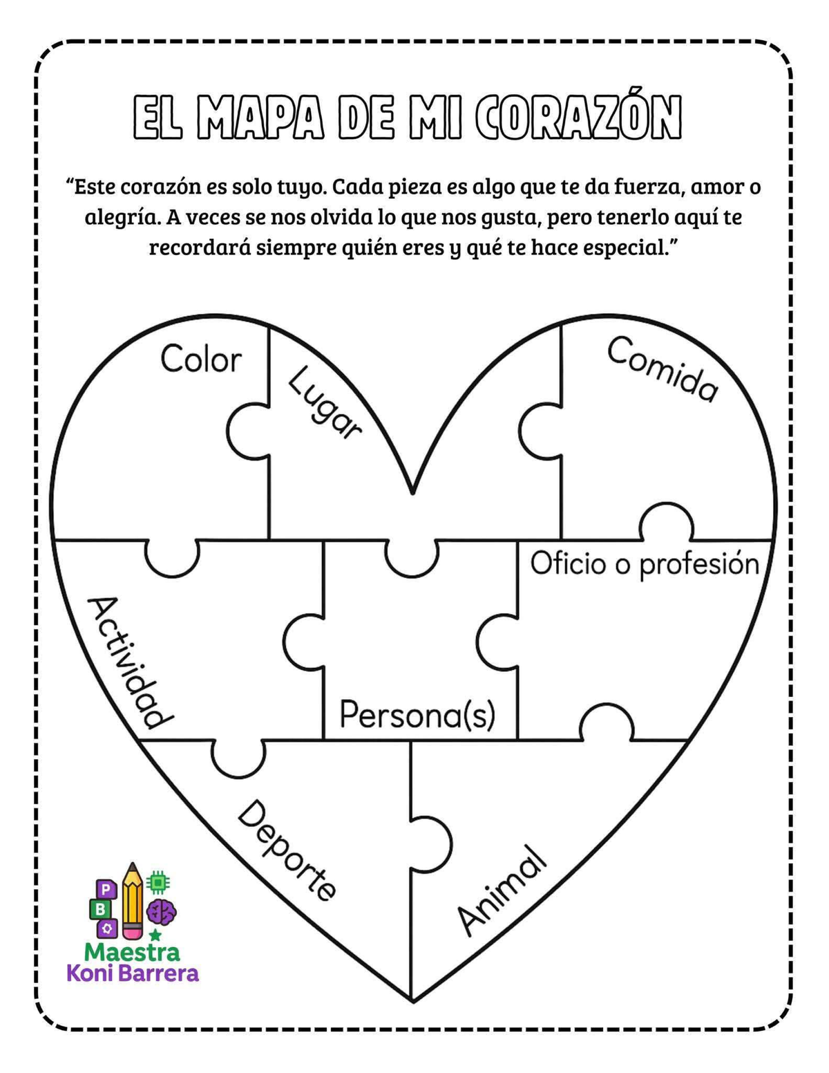 EL MAPA DE MI CORAZÓN: Reflexiones y Emociones - Maestra Koni Barrera ...