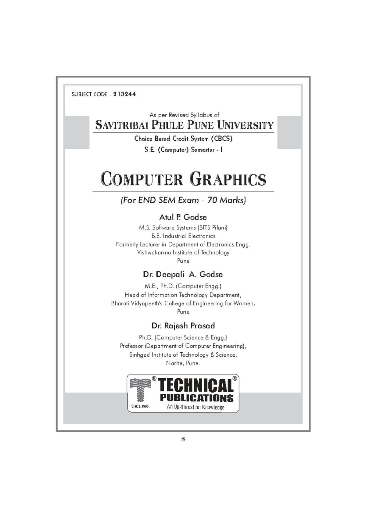 Computer Graphics (210244) End Sem Exam Guide - S.E. (Computer) - Studocu