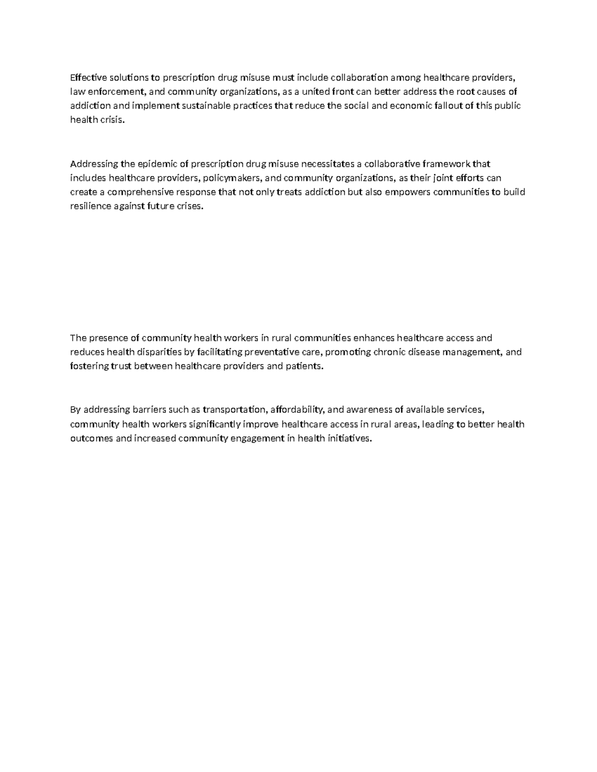 Collaborative Strategies for Addressing Prescription Drug Misuse ...