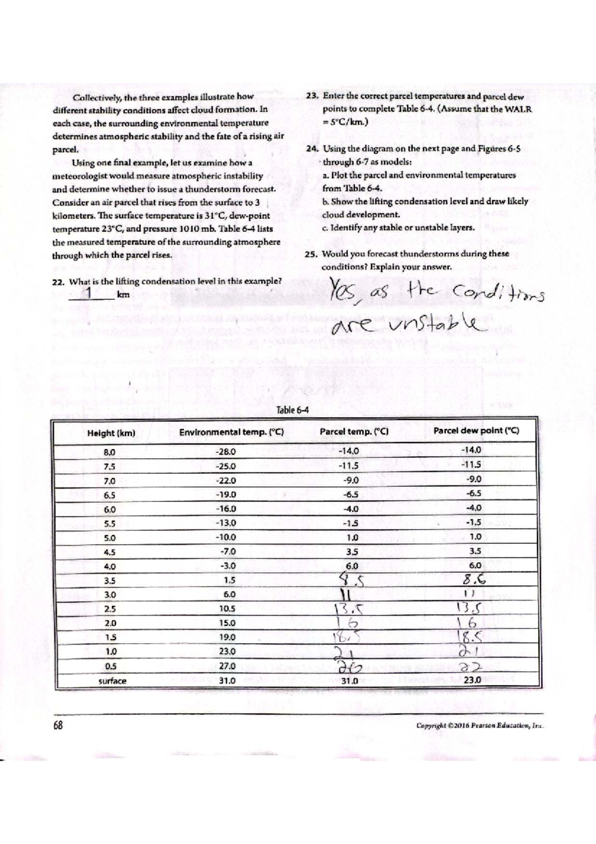 Lab 6 Notes: Atmospheric Stability & Cloud Formation Analysis - Studocu