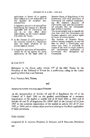 The Legislature Worksheet - UNIVERSITY OF THE WEST INDIES FACULTY OF ...