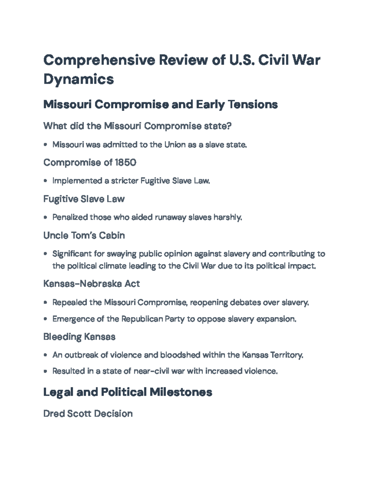 U.S. Civil War: Causes, Key Events, and Social Dynamics Overview ...