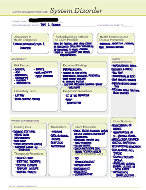 Ati remediation malnutrition - ACTIVE LEARNING TEMPLATE: Basic Concept ...