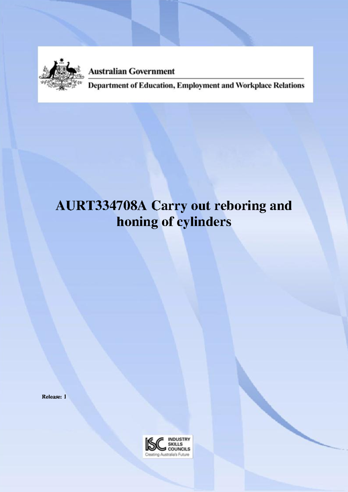 Cylinder reboring - engine tech - AURT334708A Carry out reboring and ...