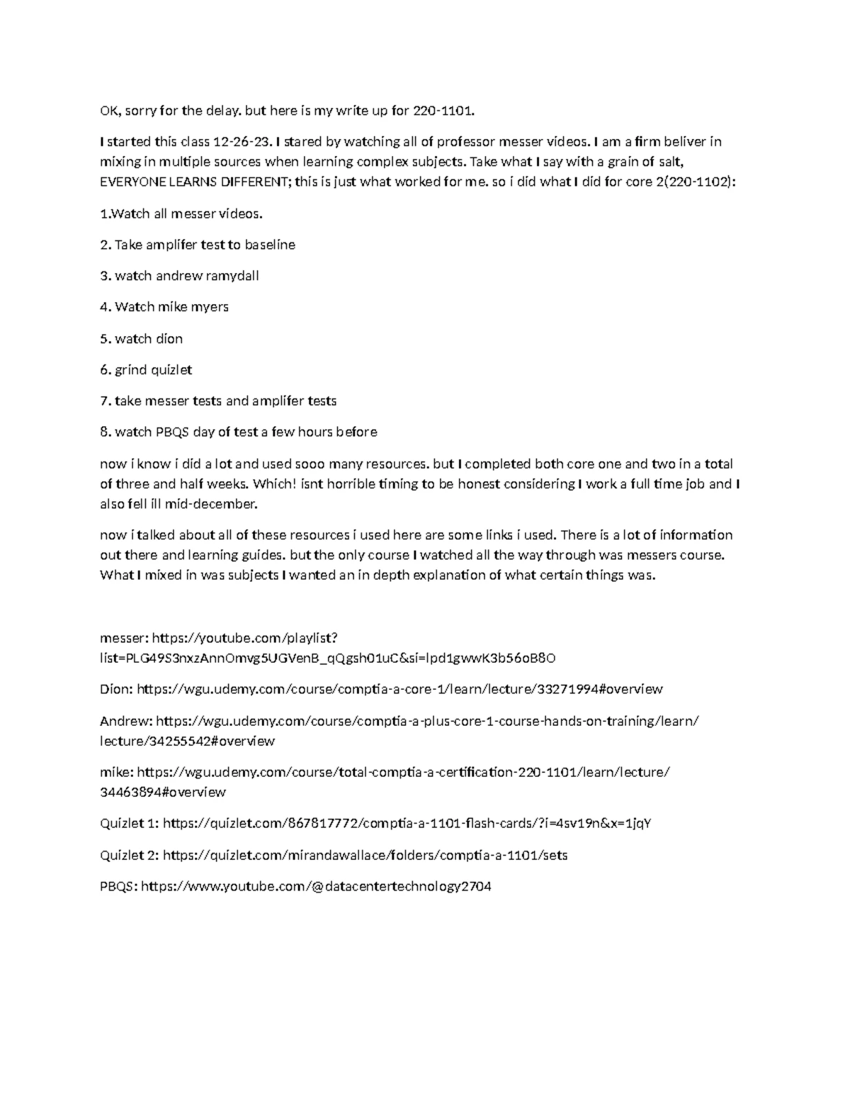 CompTIA Troubleshooting Methodology: A Guide for IT Professionals - Studocu