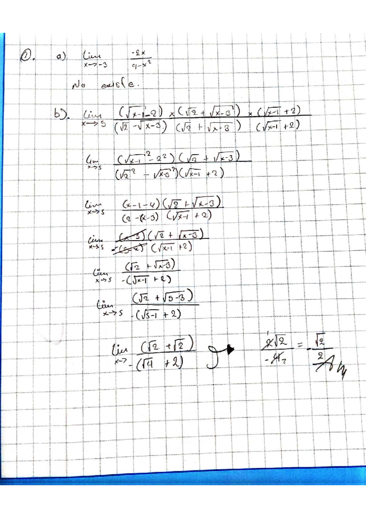 T2 Mat Ing - Limit Analysis and Existence of Functions - Studocu