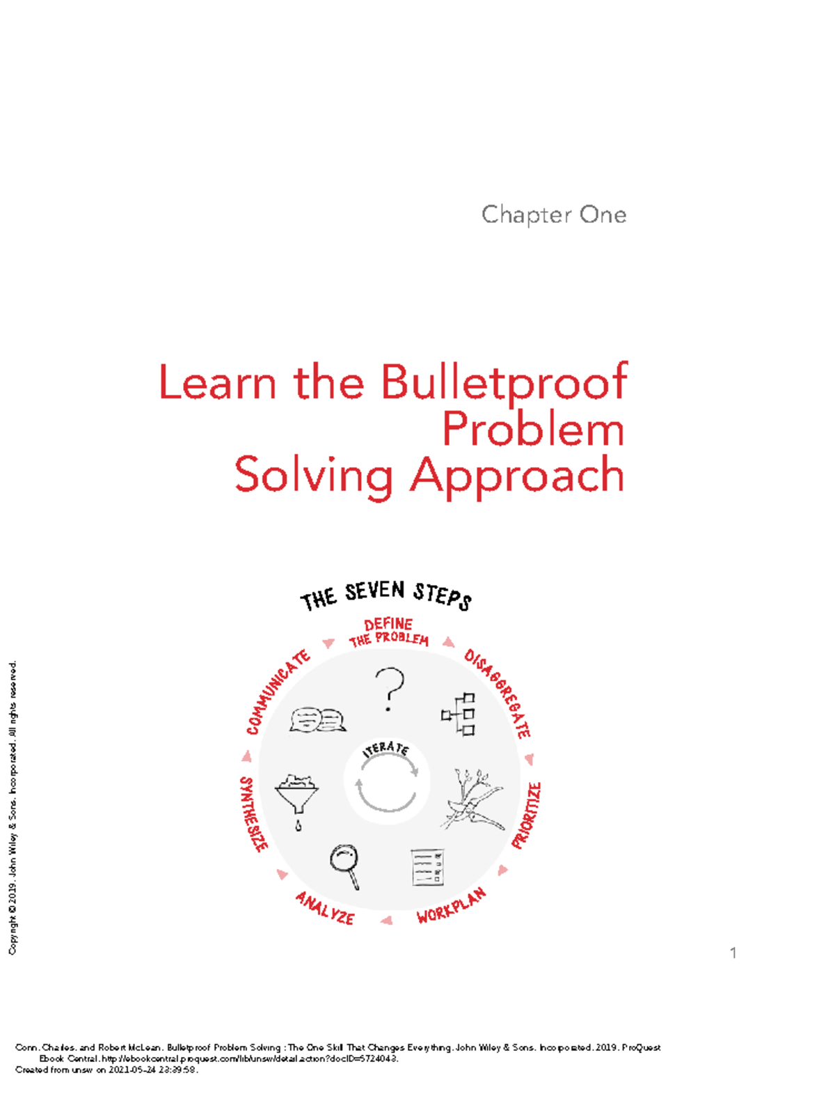 Bulletproof Problem Solving The One Skill That Cha... - (Chapter 1 ...