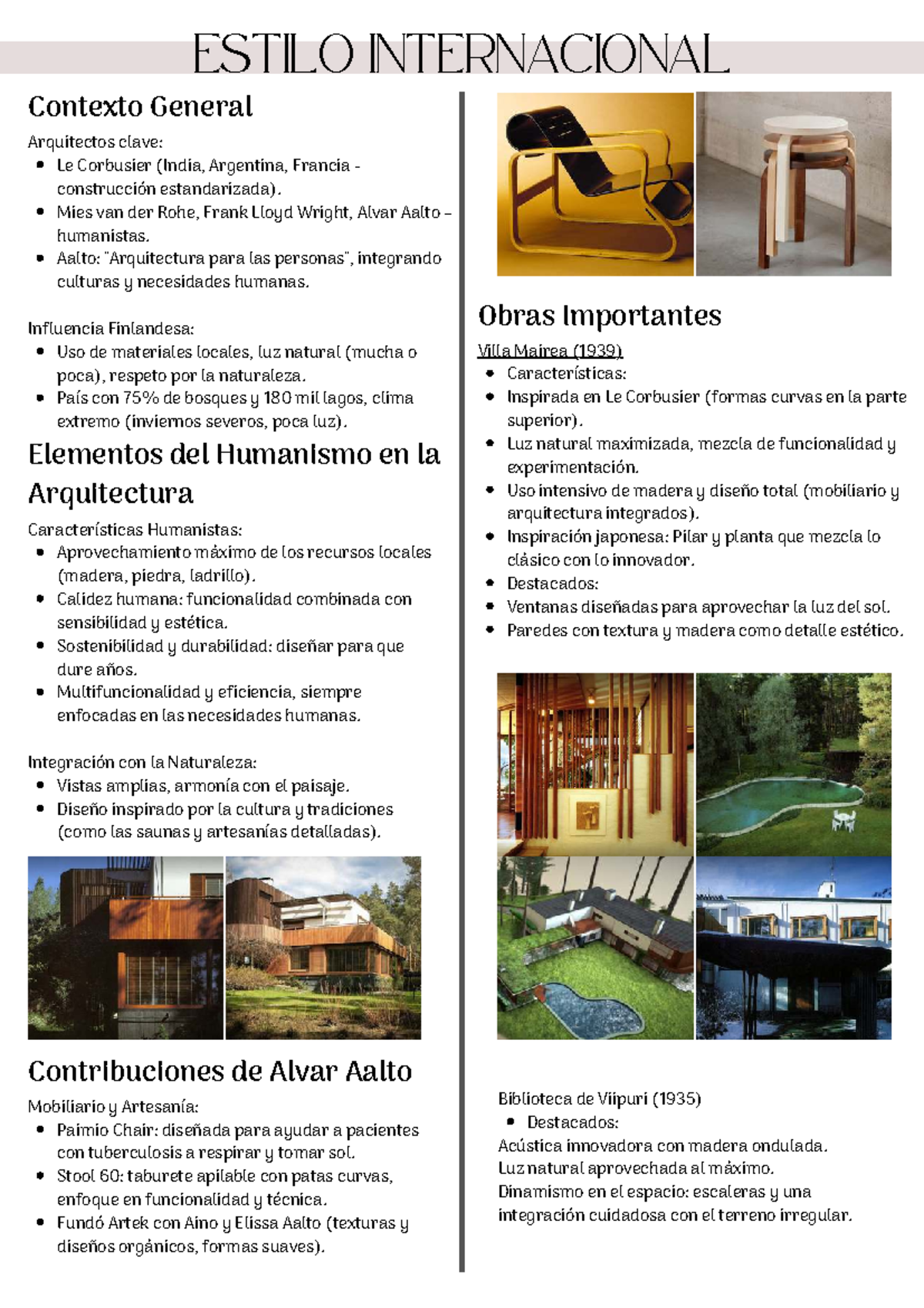 Resumen del Estilo Internacional en Arquitectura: Claves y ...