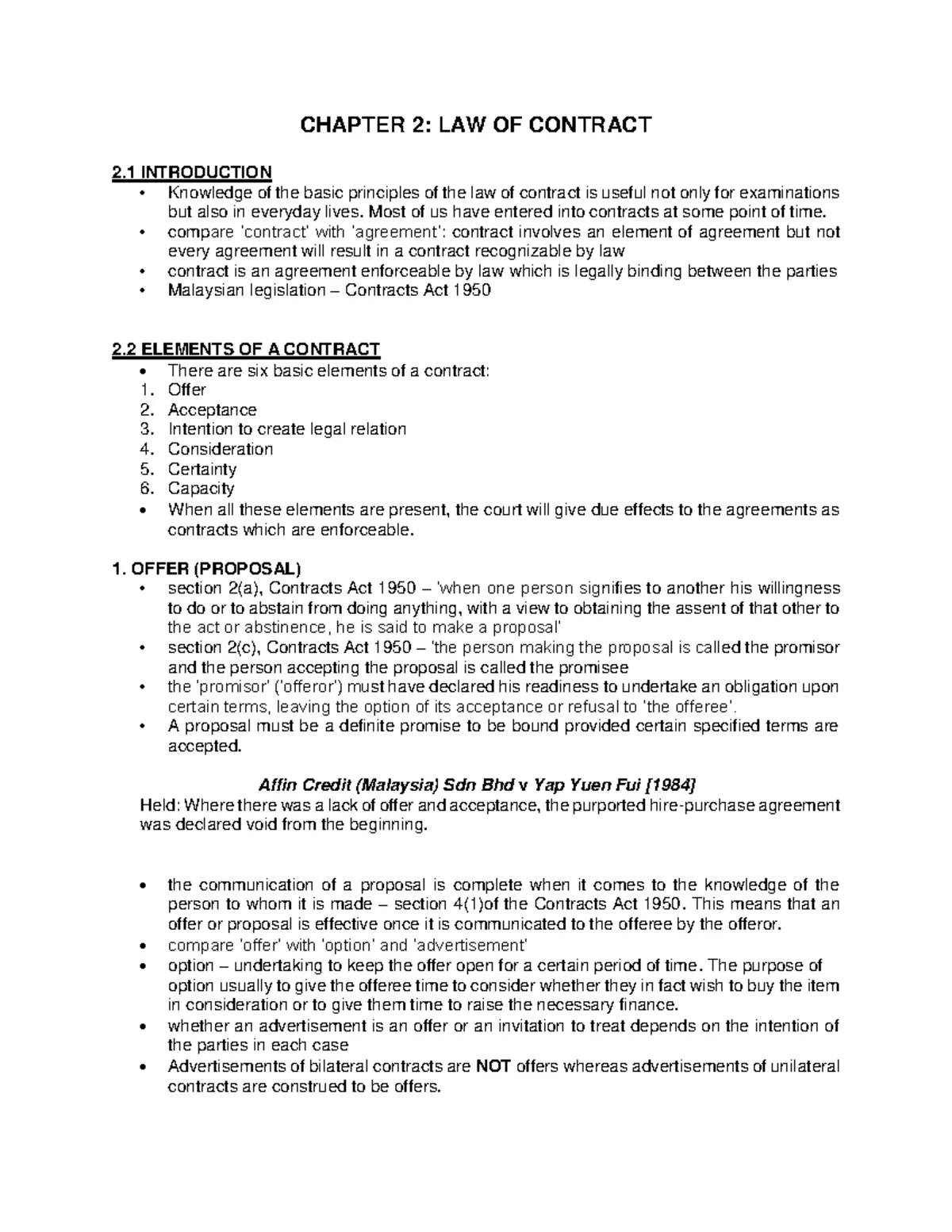 Chapter 7 - Partnership Law complete notes - CHAPTER 8: PARTNERSHIP LAW ...