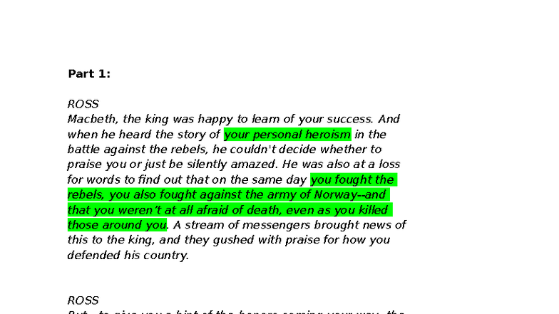 ENG 101: Psychoanalytic Analysis of Macbeth's Descent into Madness ...
