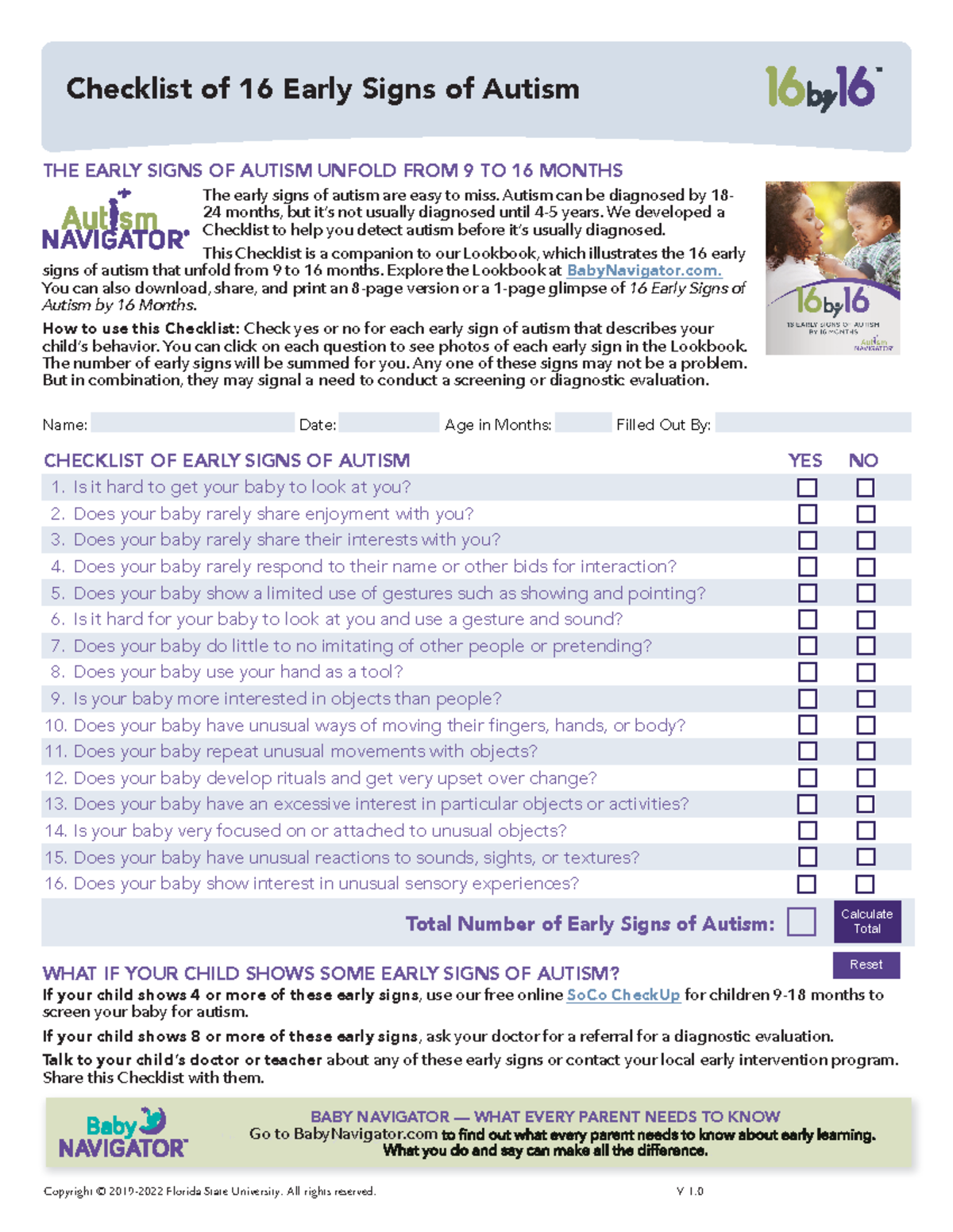 Early Signs of Autism: Essential Checklist for Parents EN - Studocu