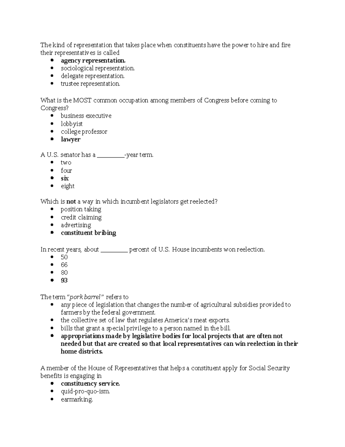 UNIT 2 exam - UNIT 2 exam - The kind of representation that takes place ...