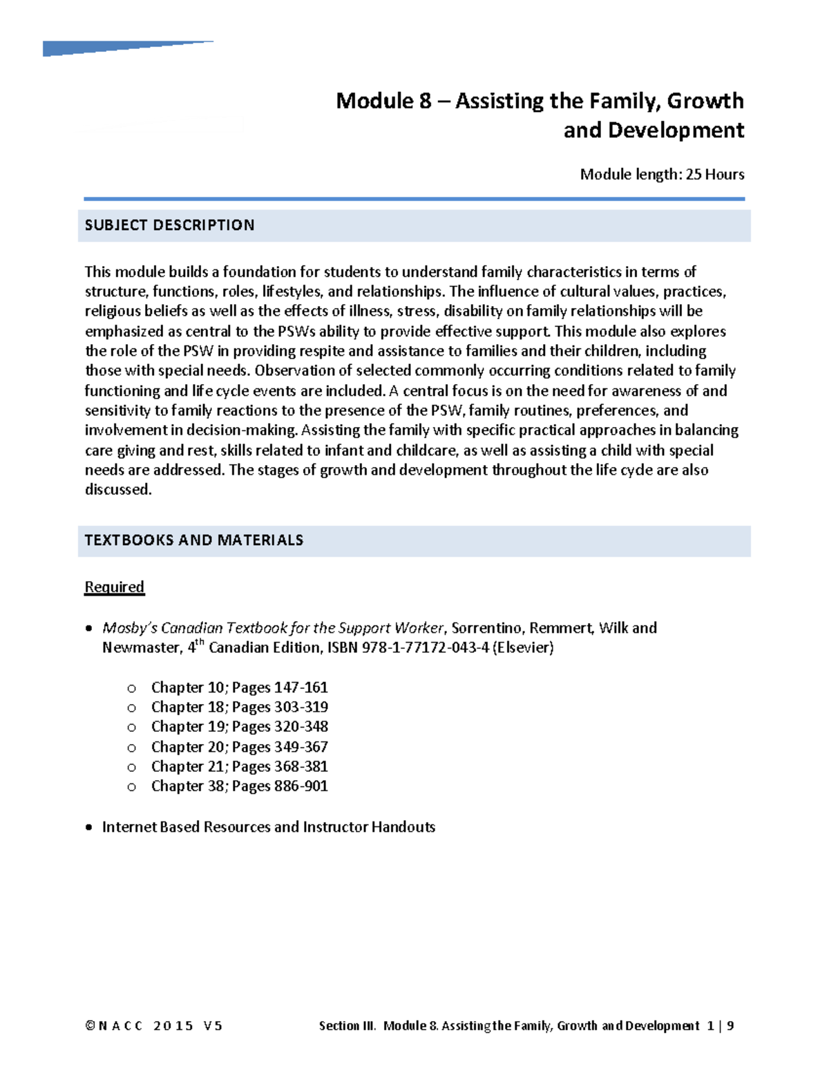 III-8 Assisting Families: Growth, Development, and Support Roles - Studocu