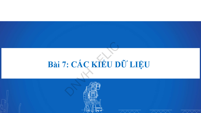 Bài 7: Các Kiểu Dữ Liệu Trong Excel - NC Final Practice - Studocu