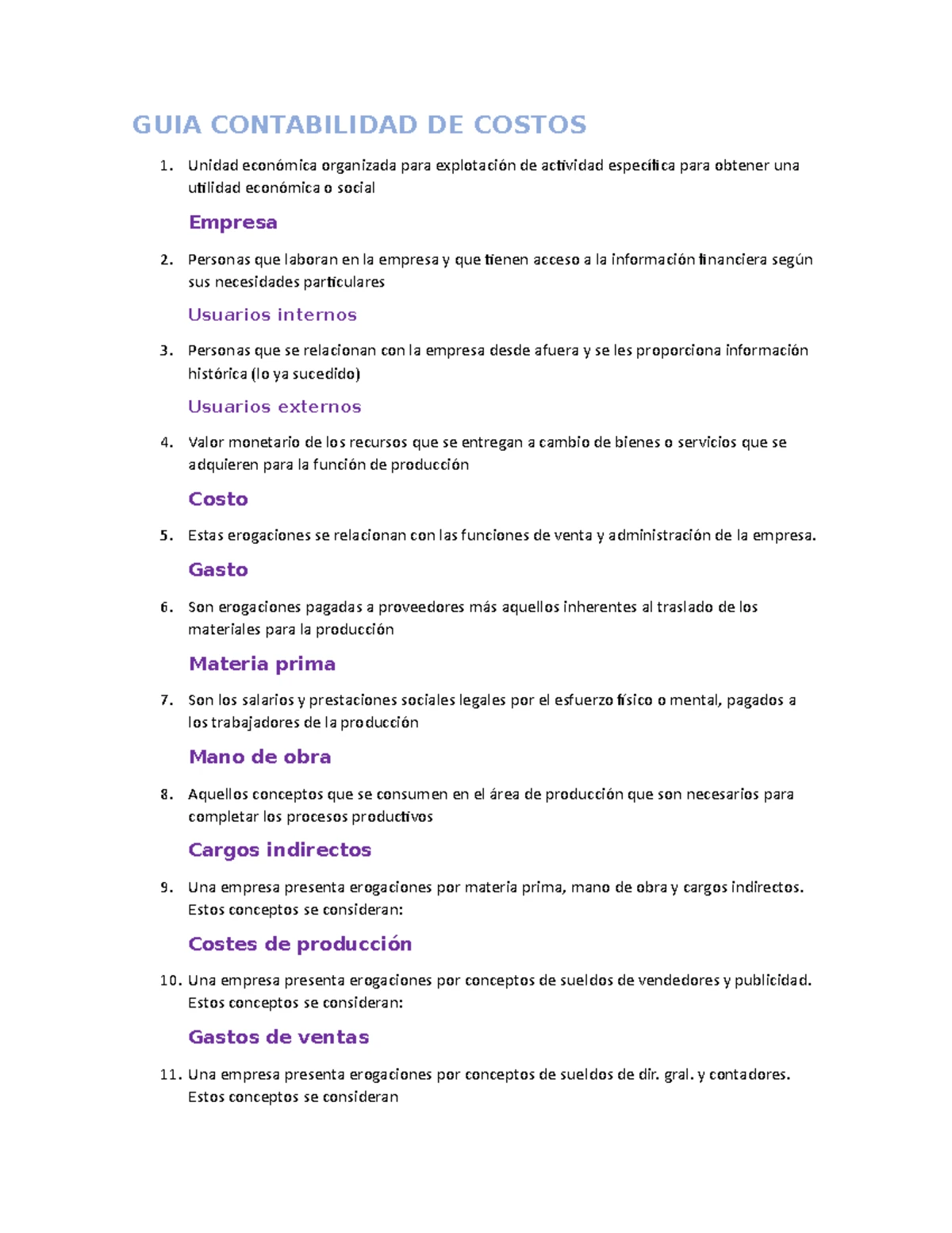 Infografía de Actividad 6: Contabilidad de Costos en Producción - Studocu