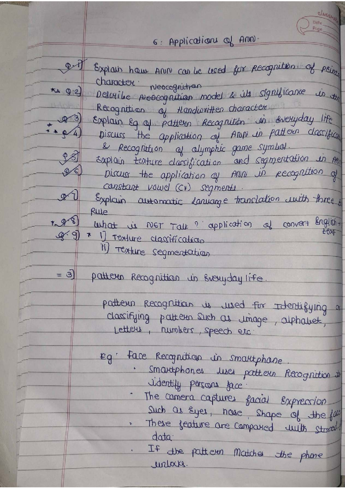 Unit 6 ANN: Applications in Handwritten Character Recognition and More ...