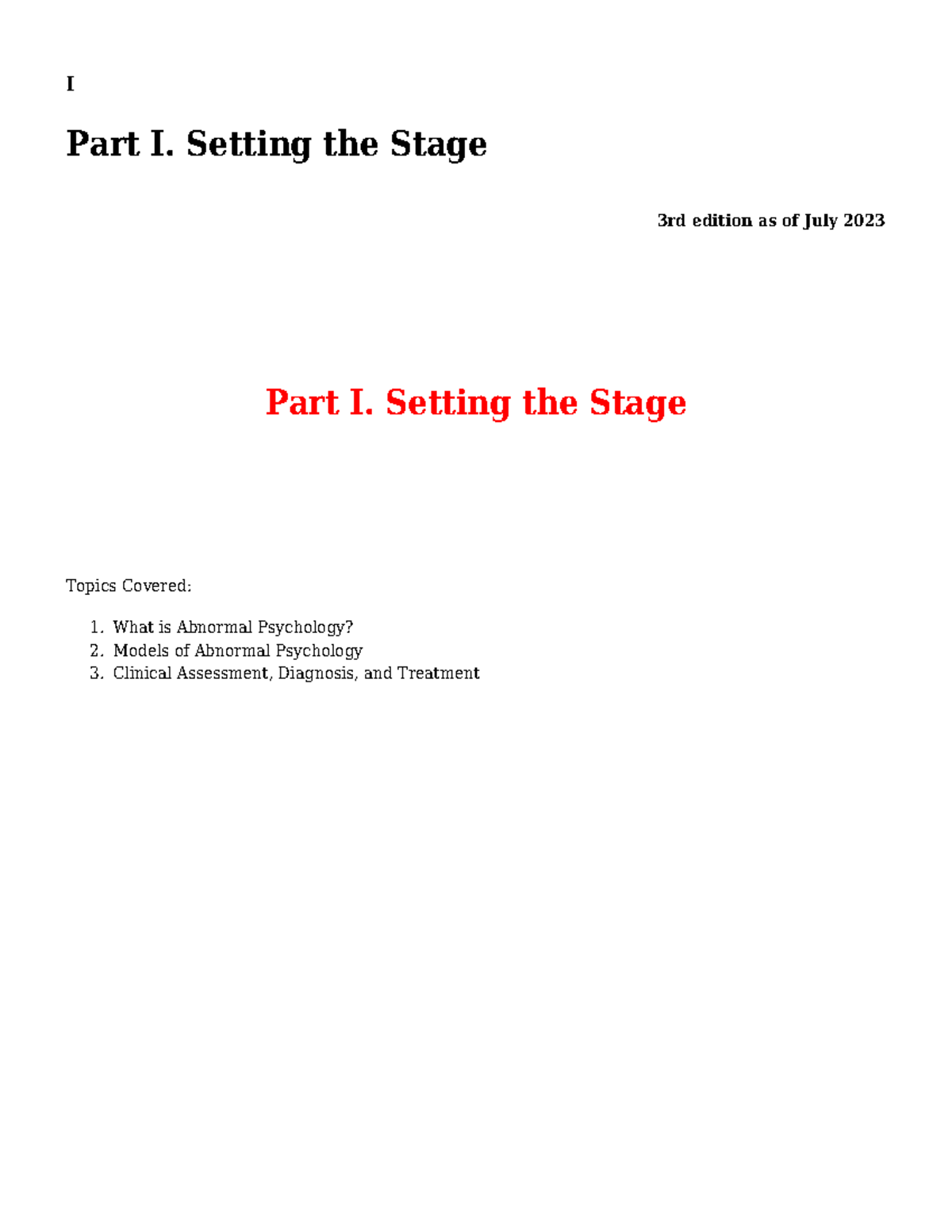 Fundamentals of Psychological Disorders: DSM-5-TR Insights and Overview ...