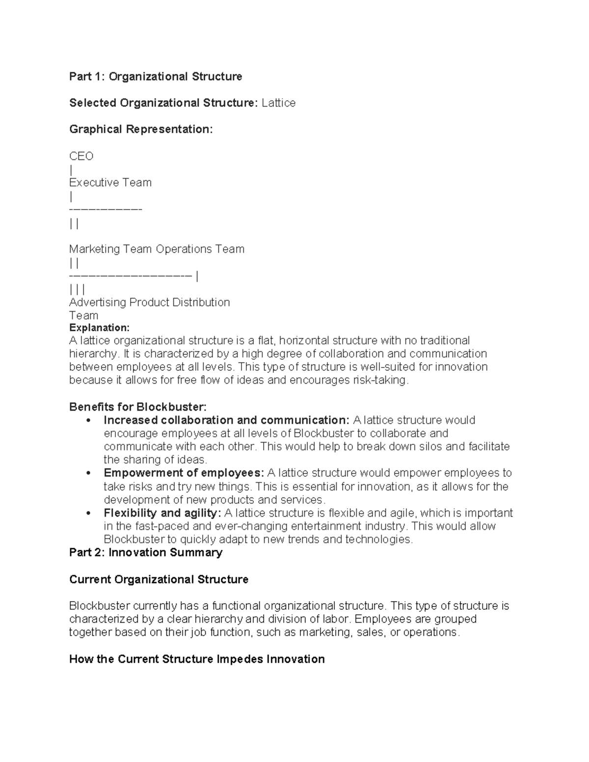 Assignment 6-640LDR: Benchmark on Lattice Organizational Structure ...