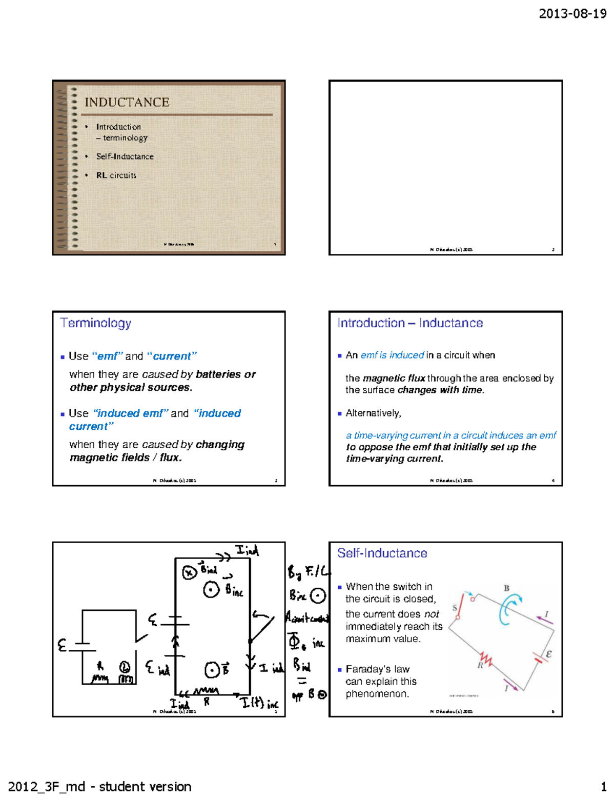 Ch 30: Inductance in RL Circuits - Theory and Applications - Studocu
