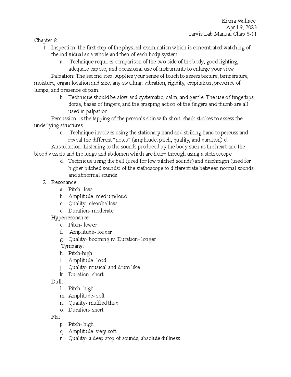 Jarvis Lab Manual Chap 8-11 - April 9, 2023 Jarvis Lab Manual Chap 8 ...