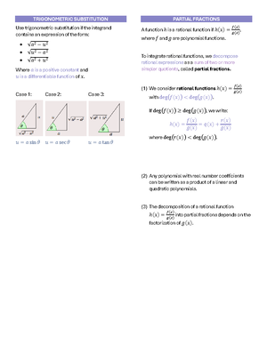 Integration Lists - 𝐷𝑥[𝑒𝑥 ] = 𝑒𝑥 𝐷𝑥[𝑒𝑓(𝑥)] = 𝑒𝑓(𝑥) ∙ 𝑓′(𝑥) 𝐷𝑥[𝑎𝑥 ] = 𝑎𝑥 ...