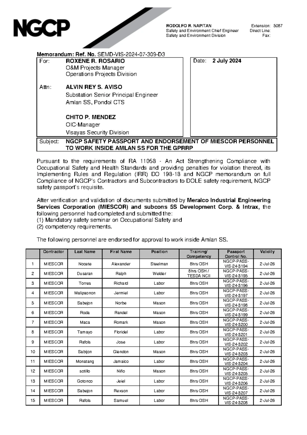 WAIR Submission Guidelines and Reporting Requirements - DOLE ERS - Studocu