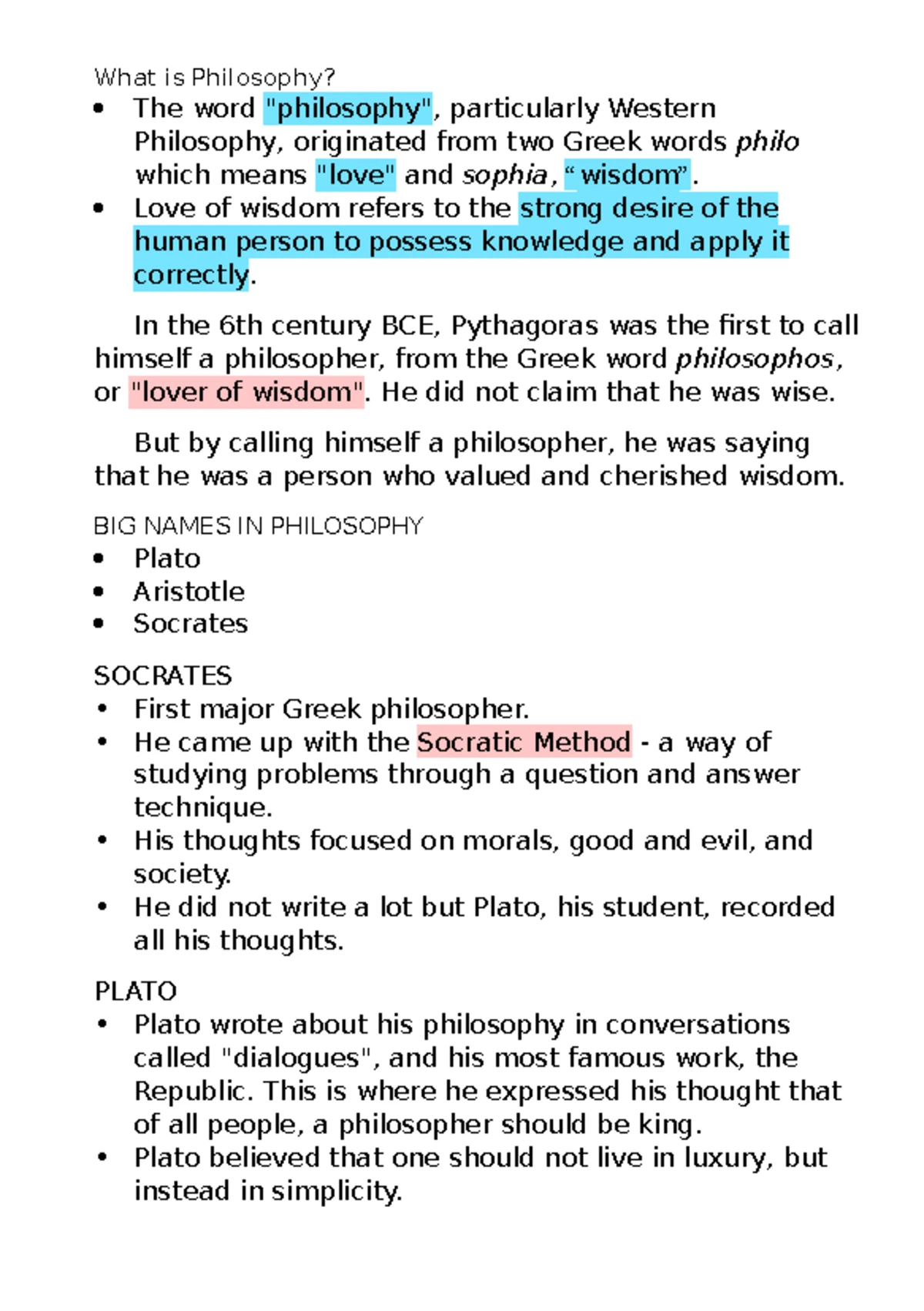 Phi L 2 - Detailed Lesson Plan: Introduction to Philosophy - Studocu