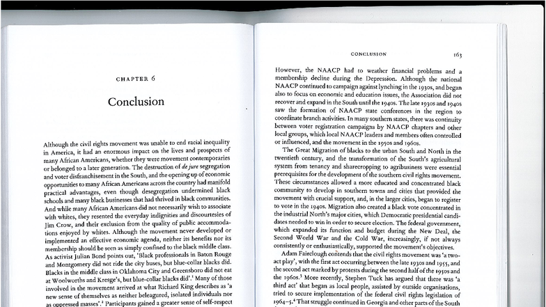 NAACP and the Civil Rights Movement: Key Insights and Conclusions - Studocu