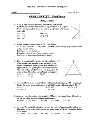 Physics 1 frq all - free response questions - 2024 AP ® Physics 1 ...