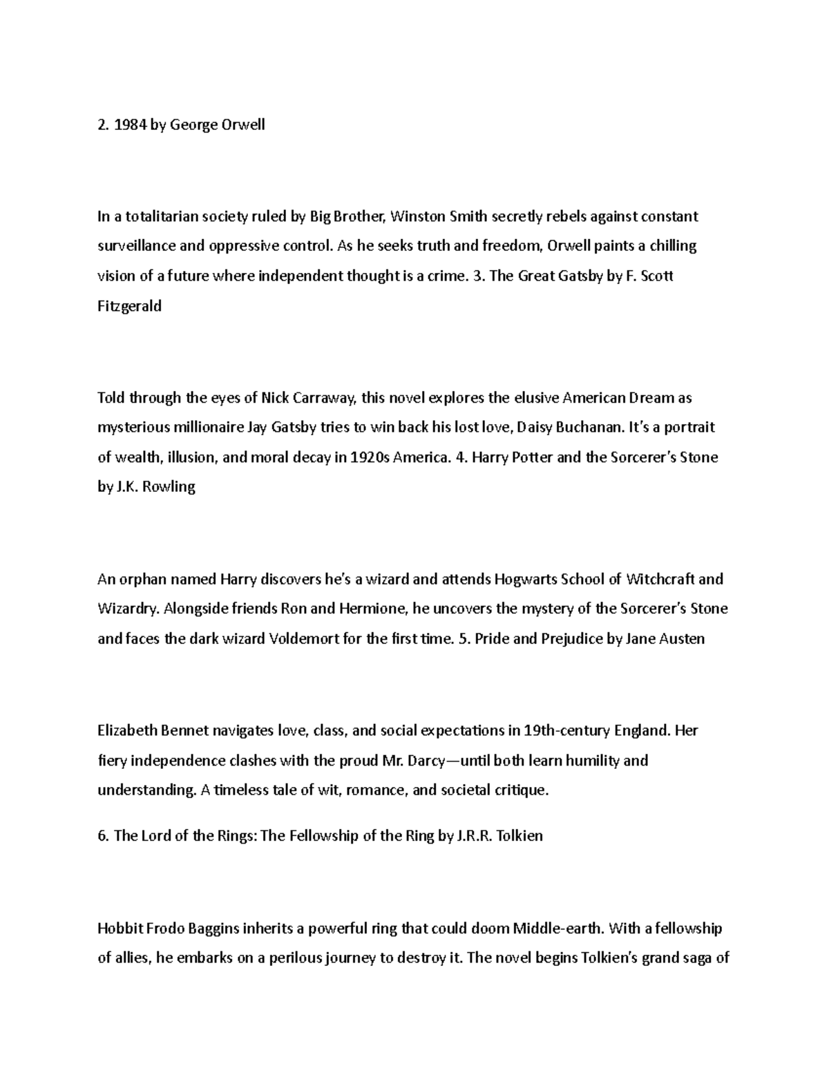 ENG 25: Literary Analysis of Classic Novels and Themes - Studocu