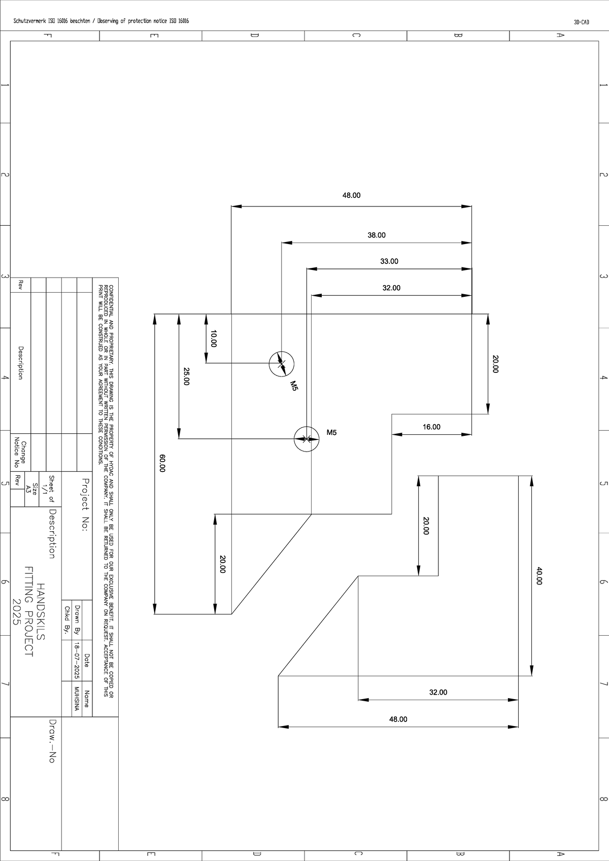 Block 2 - UJ Confidential Drawing & Project Details - Studocu