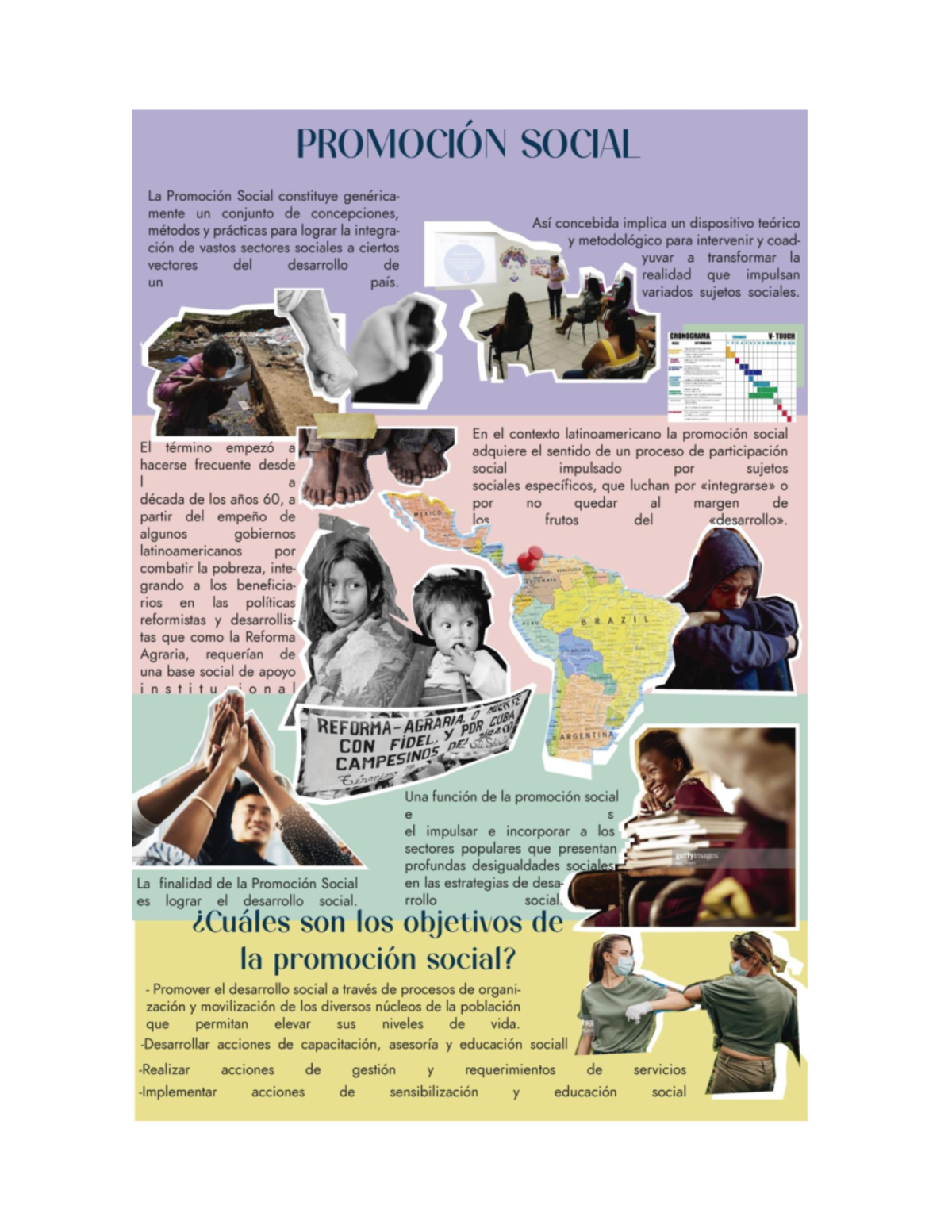 Infografia sobre la Organización y Promoción Social - trabajo social de ...