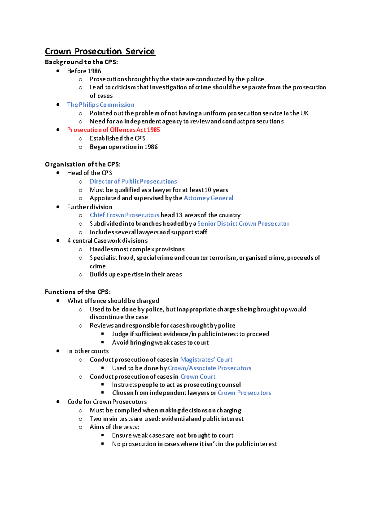 CPS Overview: History, Structure, and Functions of the Crown ...