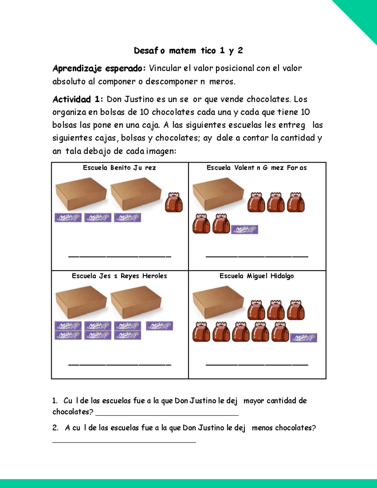 3° Cuaderno DE Repaso DE Matematicas 2023 - Desafío matemático 1 y 2 ...